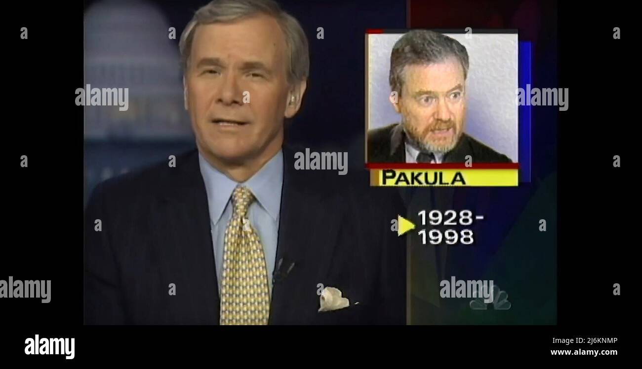 ALAN PAKULA: GOING FOR TRUTH, Tom Brokaw, announcing the death of Alan ...