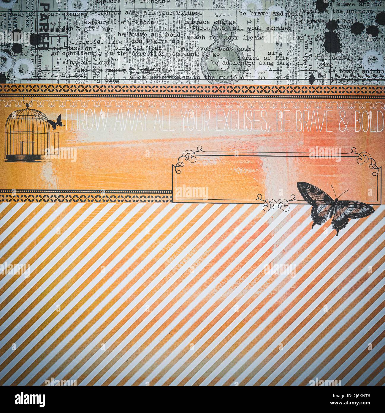 Abstract grunge effect background butterfly theme Stock Photo - Alamy