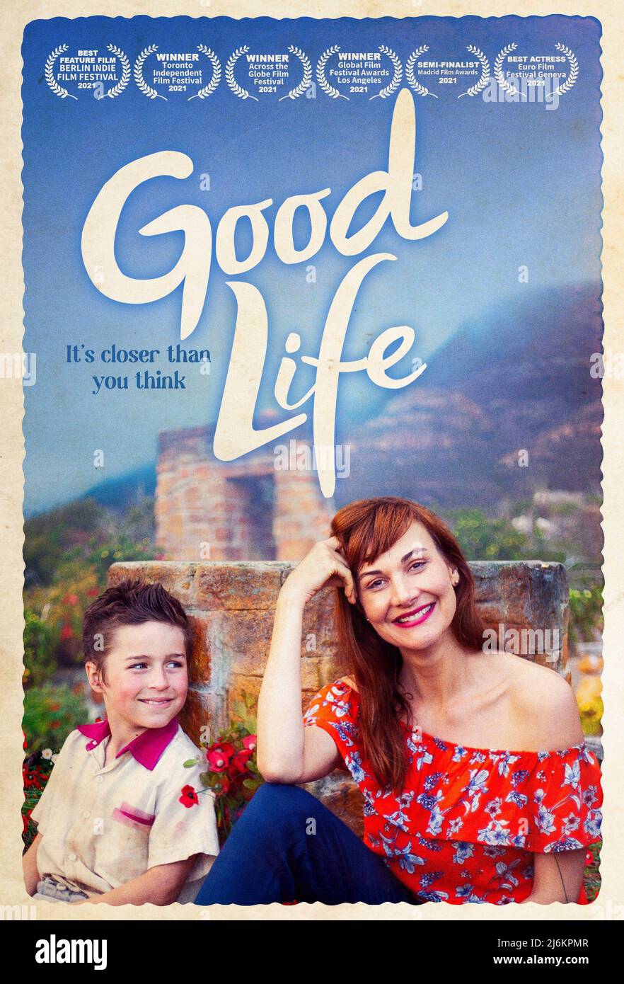 GOOD LIFE, poster, from left: Caleb Payne, Erica Wessels, 2021. © Level ...