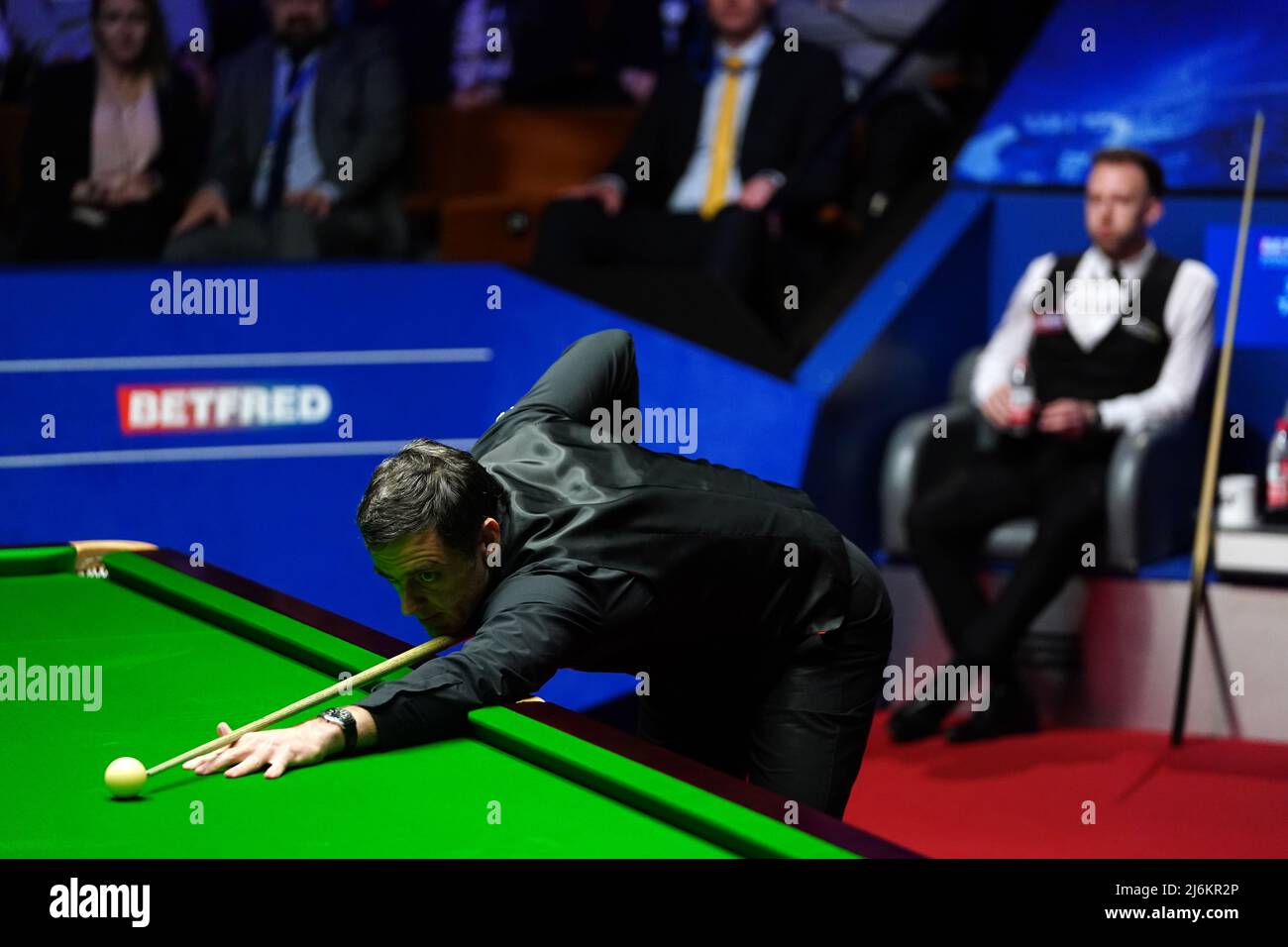 during day seventeen of the Betfred World Snooker Championship at The ...