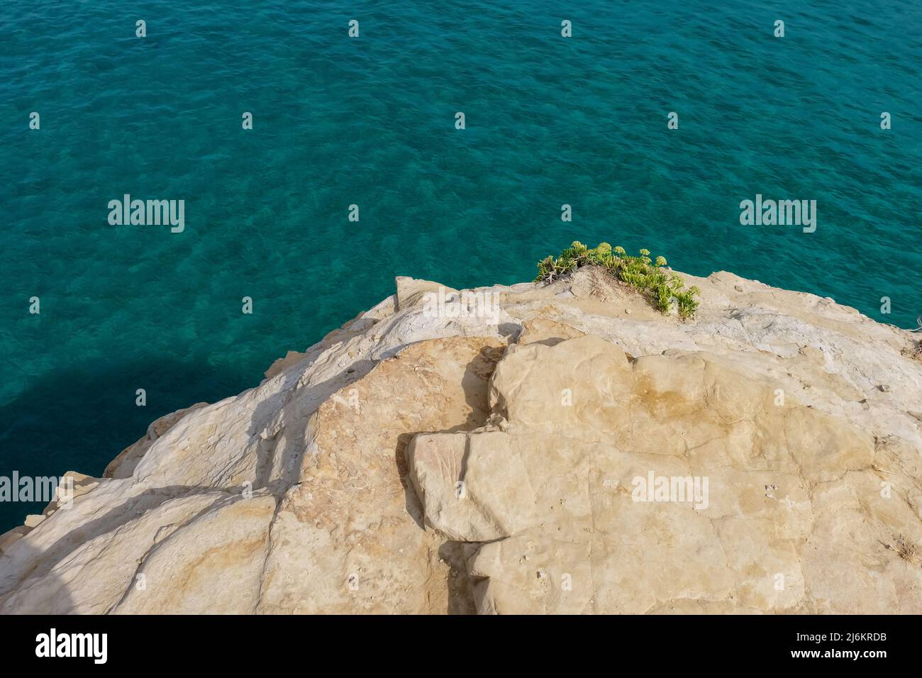View of rough mountain cliff near sea Stock Photo - Alamy