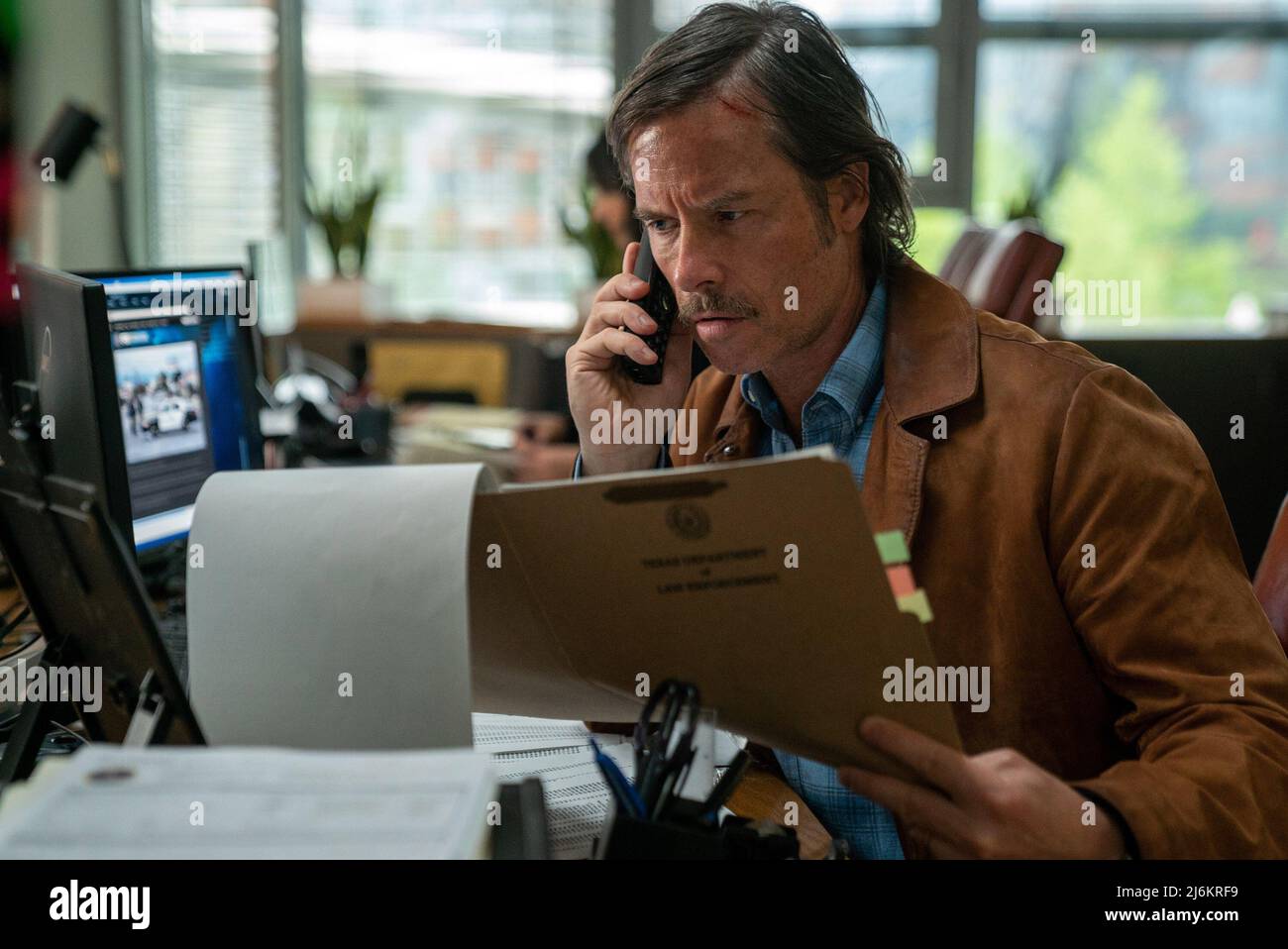 MEMORY, Guy Pearce, 2022. ph: Rico Torres / © Open Road Films ...