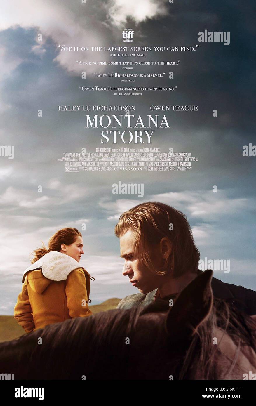 MONTANA STORY, US poster, from left: Haley Lu Richardson, Owen Teague ...
