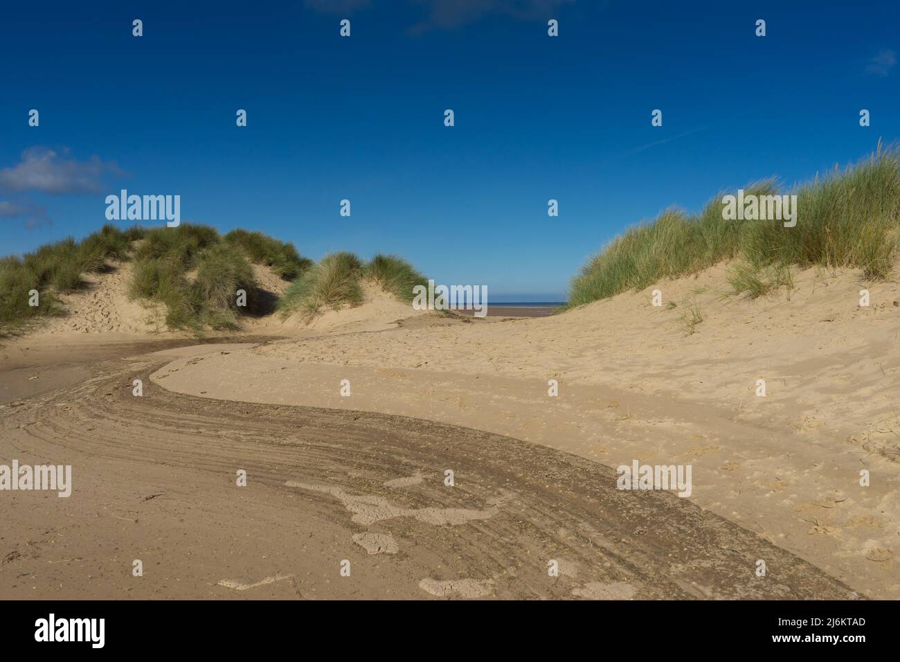 Sand Dunes on Holkham Beach, North Norfolk Stock Photo - Alamy