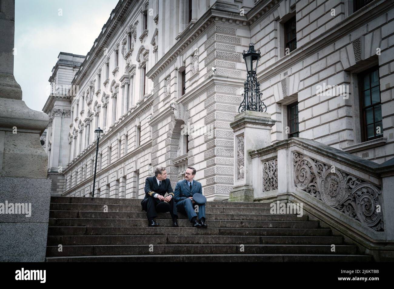 OPERATION MINCEMEAT, from left: Colin Firth, as Ewen Montagu, Matthew ...