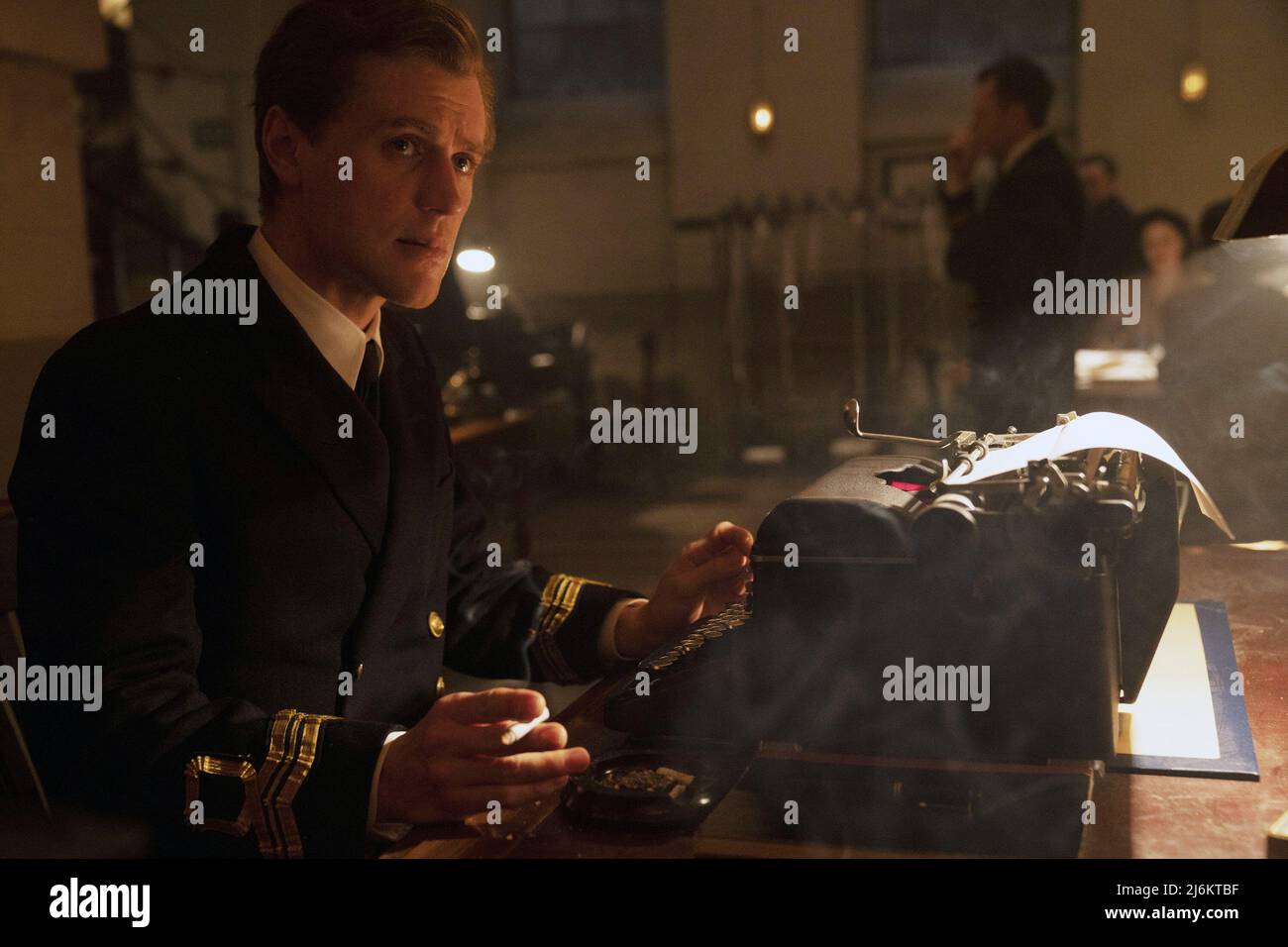 OPERATION MINCEMEAT, Johnny Flynn as Ian Fleming, 2021. ph: Giles Keyte ...
