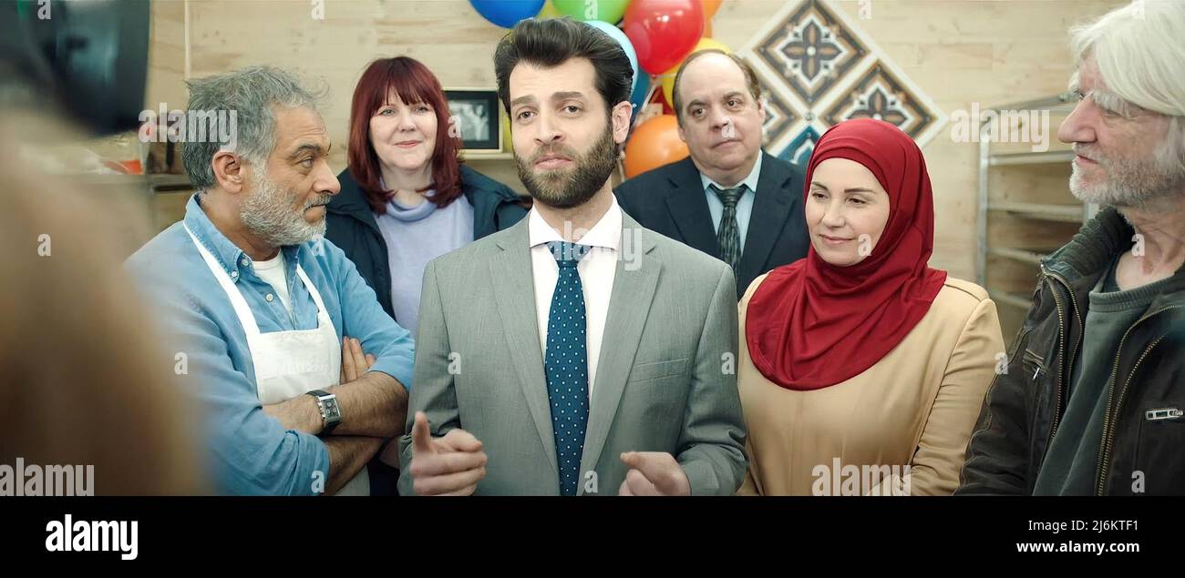 PEACE BY CHOCOLATE, Hatem Ali (left), Ayham Abou Ammar (center), Mark ...