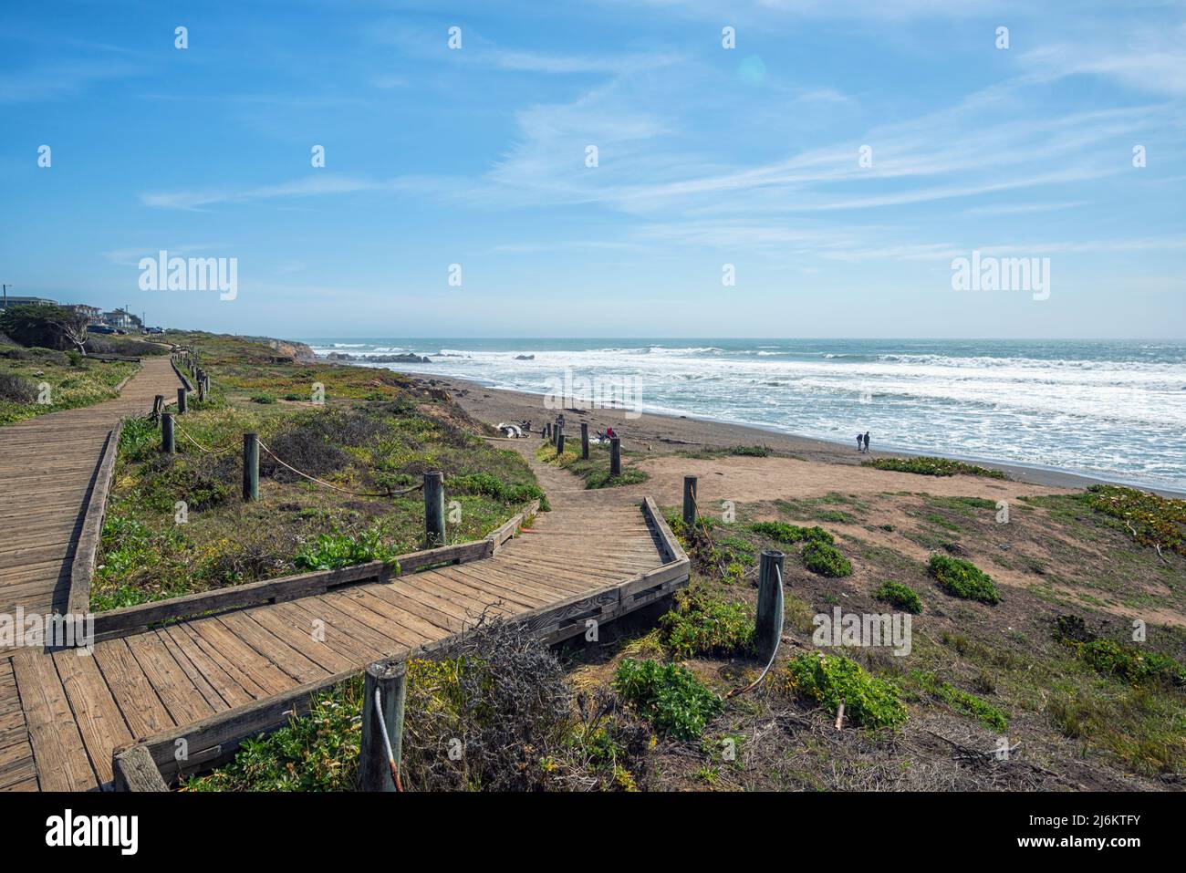 Cambria boardwalk hi-res stock photography and images - Alamy