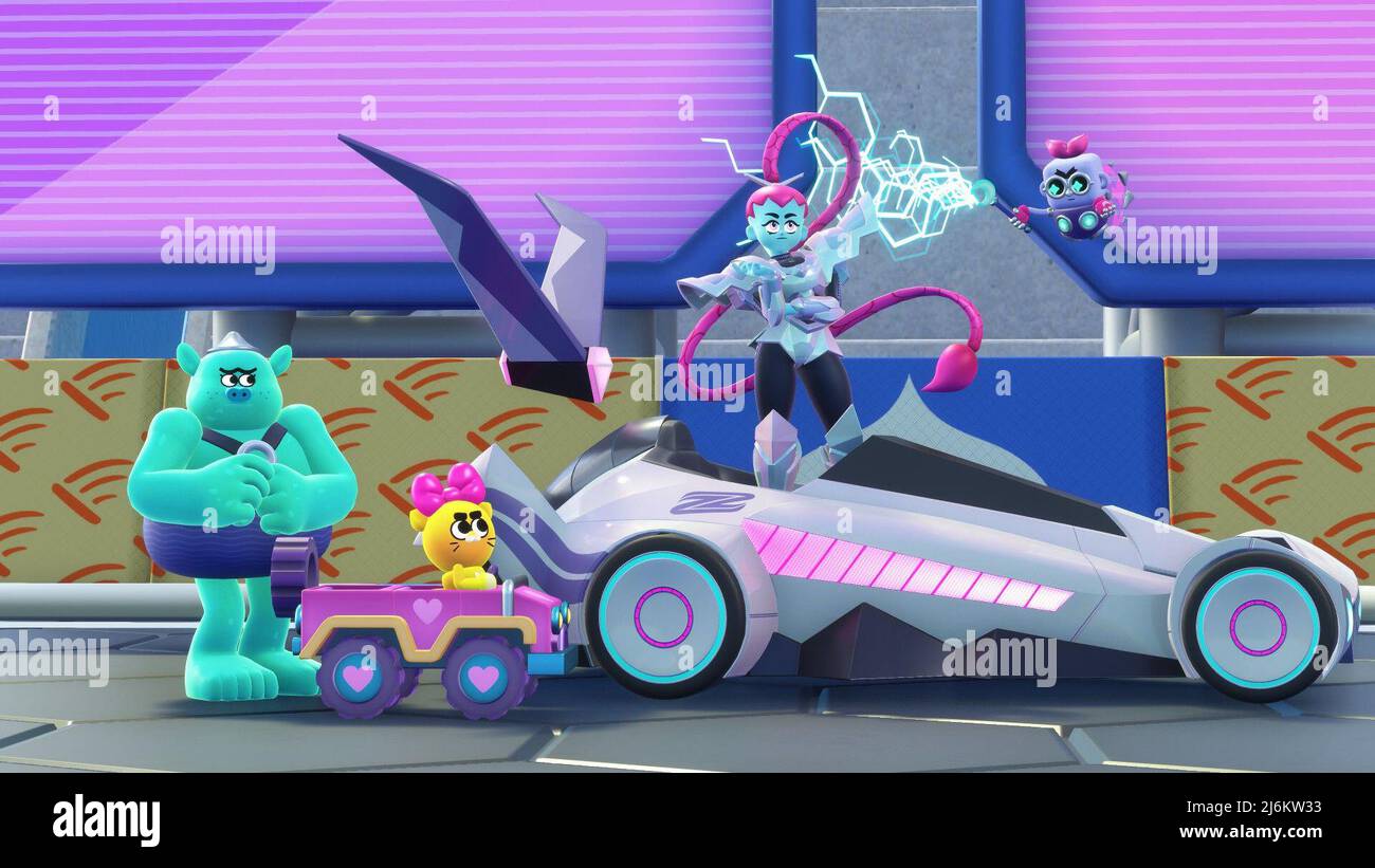 BATTLE KITTY, from left: Orc (voice: Matt Layzell), Kitty (voice: Matt ...