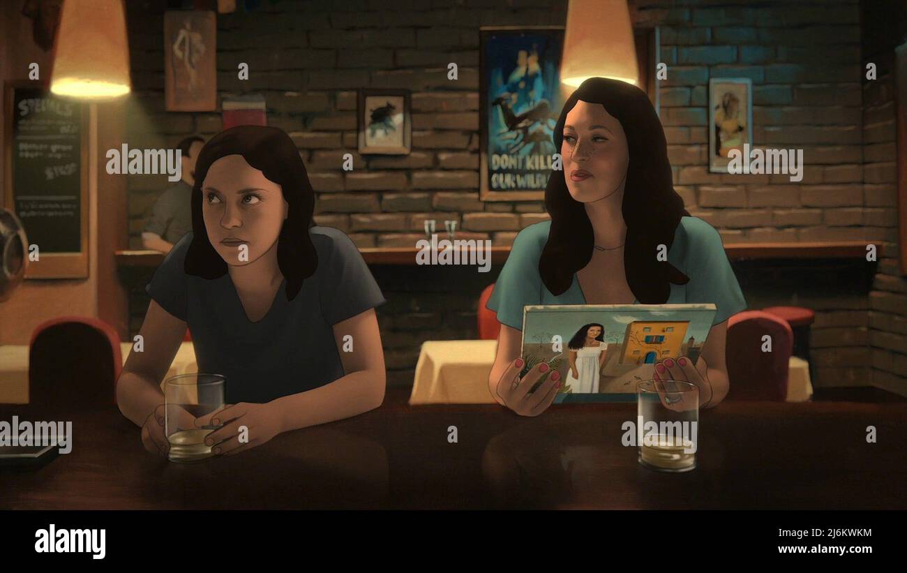 UNDONE, from left: Alma Winograd-Diaz (voice: Rosa Salazar), Becca ...