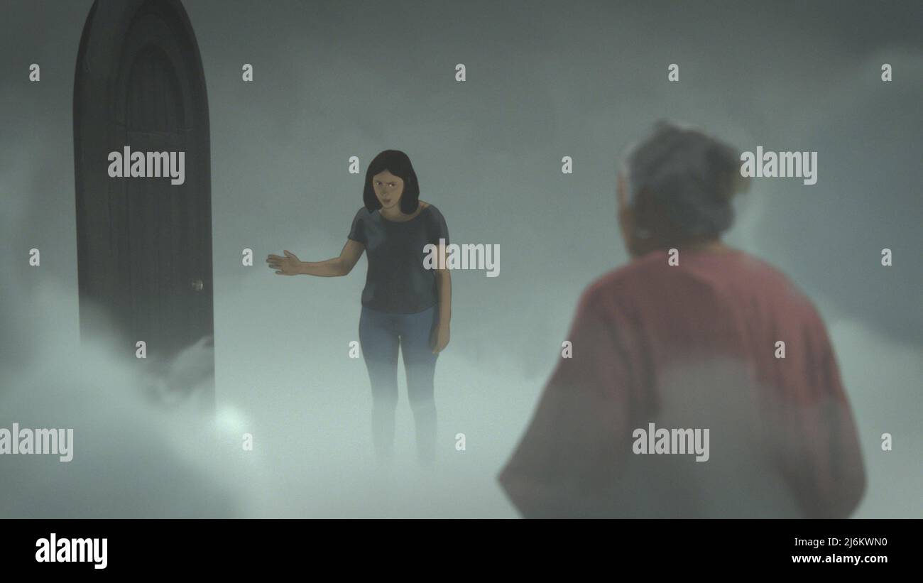 UNDONE, Alma Winograd-Diaz (left, voice: Rosa Salazar), 'Reflections ...