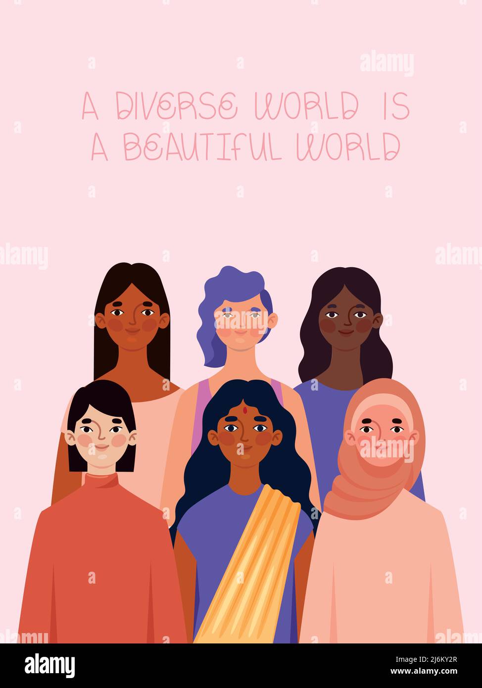 card of diverse world Stock Vector Image & Art - Alamy