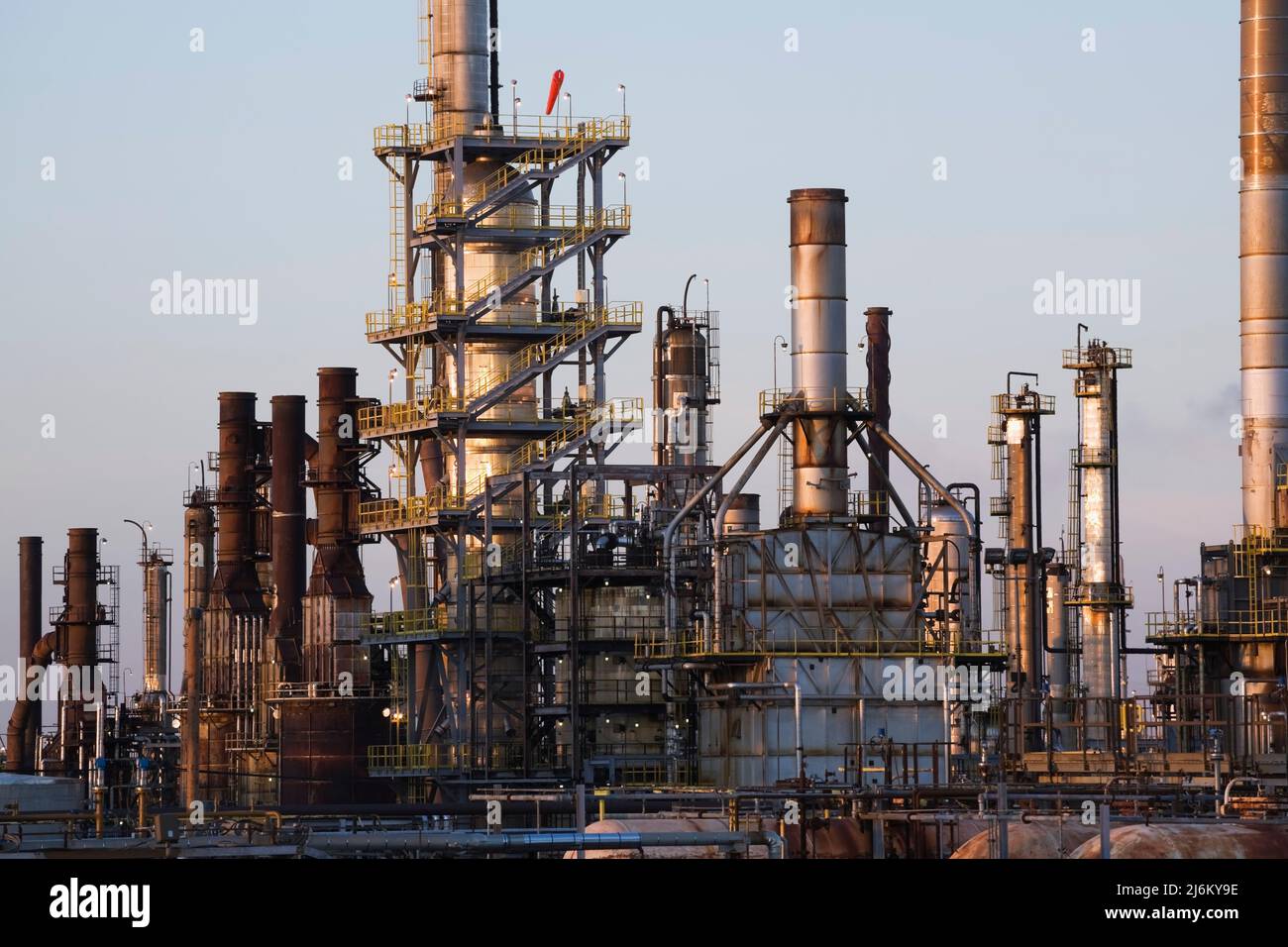 Oil and gas refinery, Montreal East, Quebec, Canada Stock Photo - Alamy