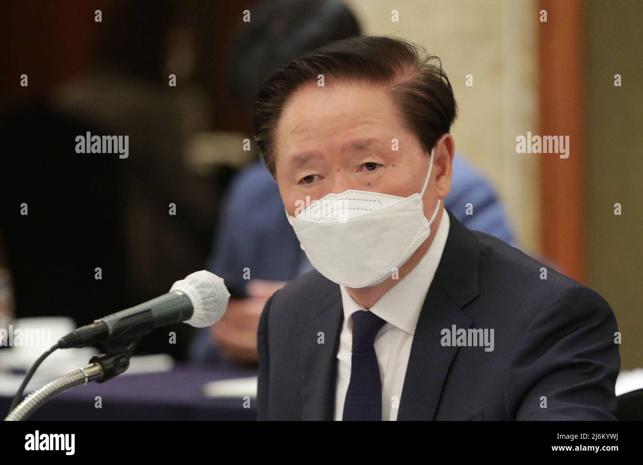 Seoul, South Korea, May 3, 2022, Meeting on promoting tourism industry ...