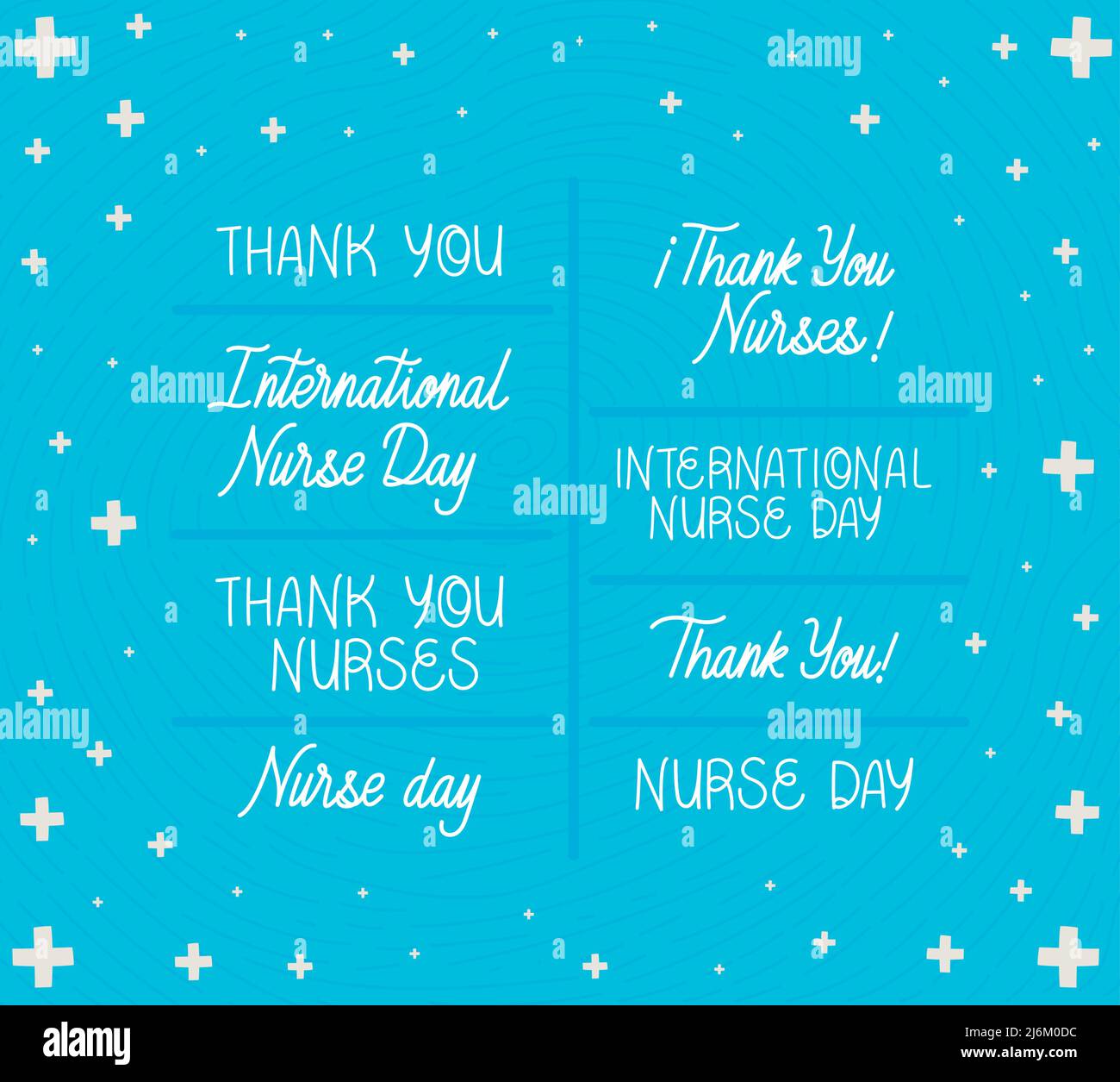 nurses day messages Stock Vector Image & Art - Alamy