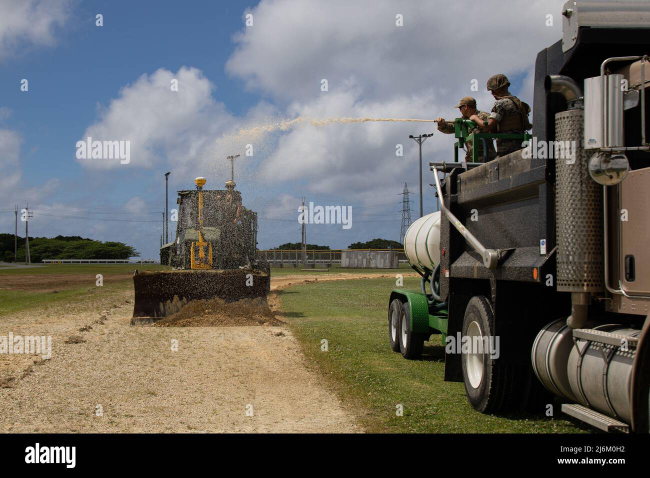 U.S. Marines assigned to Marine Wing Support Squadron (MWSS) 172 and ...