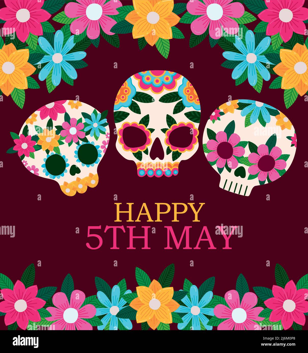 card of happy fifth may Stock Vector Image & Art - Alamy