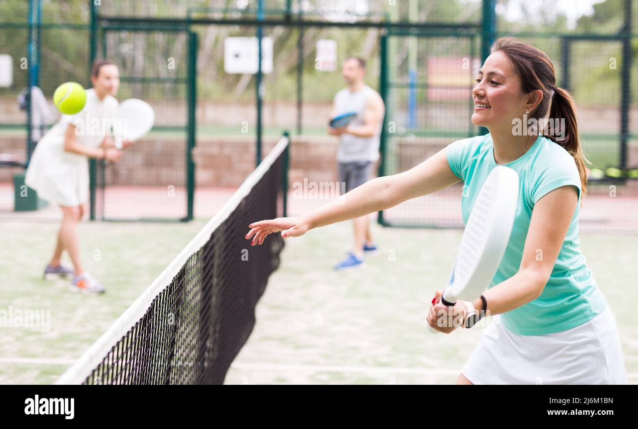 Team padel hi-res stock photography and images - Alamy