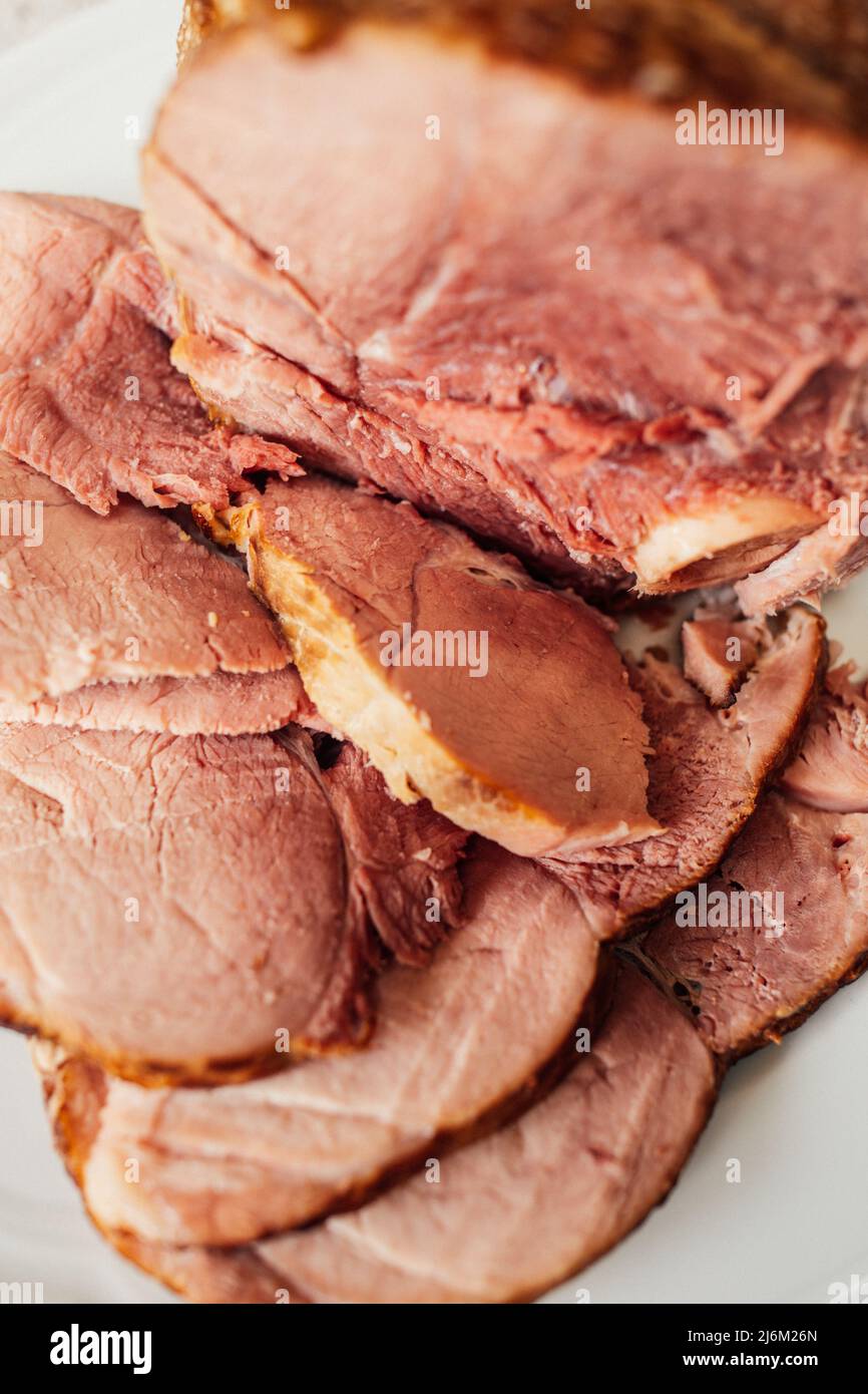 Bone in ham hi-res stock photography and images - Alamy