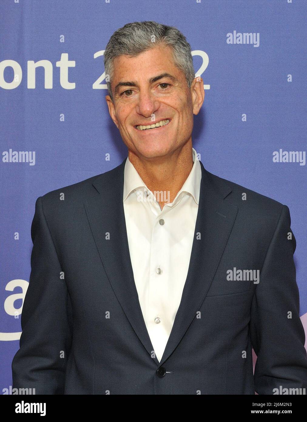 New York, USA. 02nd May, 2022. Alan Moss attends the Amazon Newfronts ...