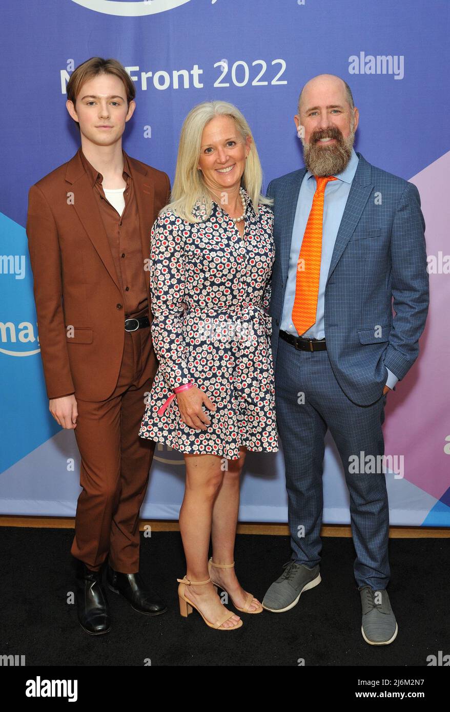 New York, USA. 02nd May, 2022. L-R: Camden Garcia, Kim Garcia amd Greg ...