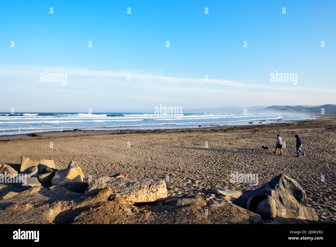 View of Morro Rock Beach. Morro Bay, California, USA Stock Photo - Alamy