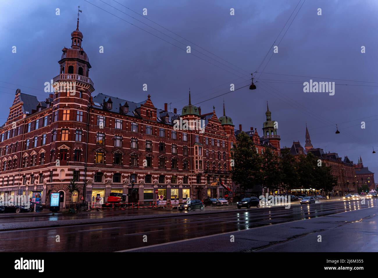 Beautiful aerial view of the danish city of Copenhagen the capital of ...