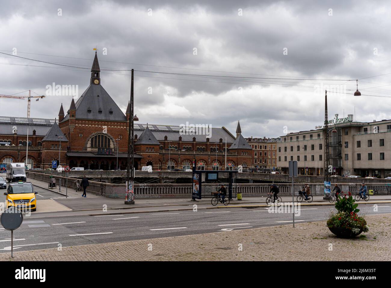 Beautiful aerial view of the danish city of Copenhagen the capital of ...