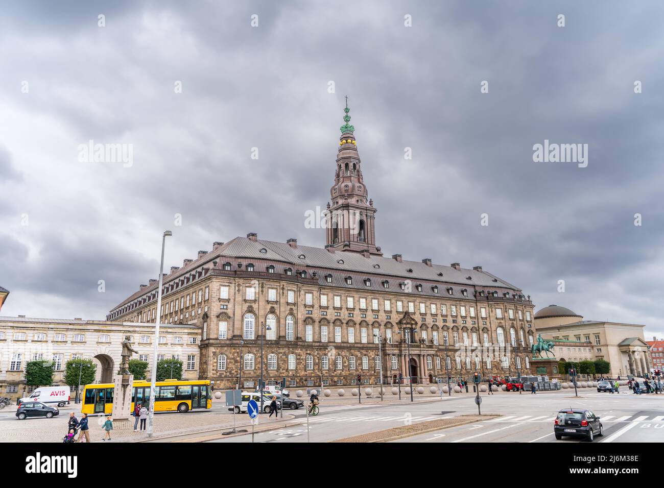 Beautiful aerial view of the danish city of Copenhagen the capital of ...