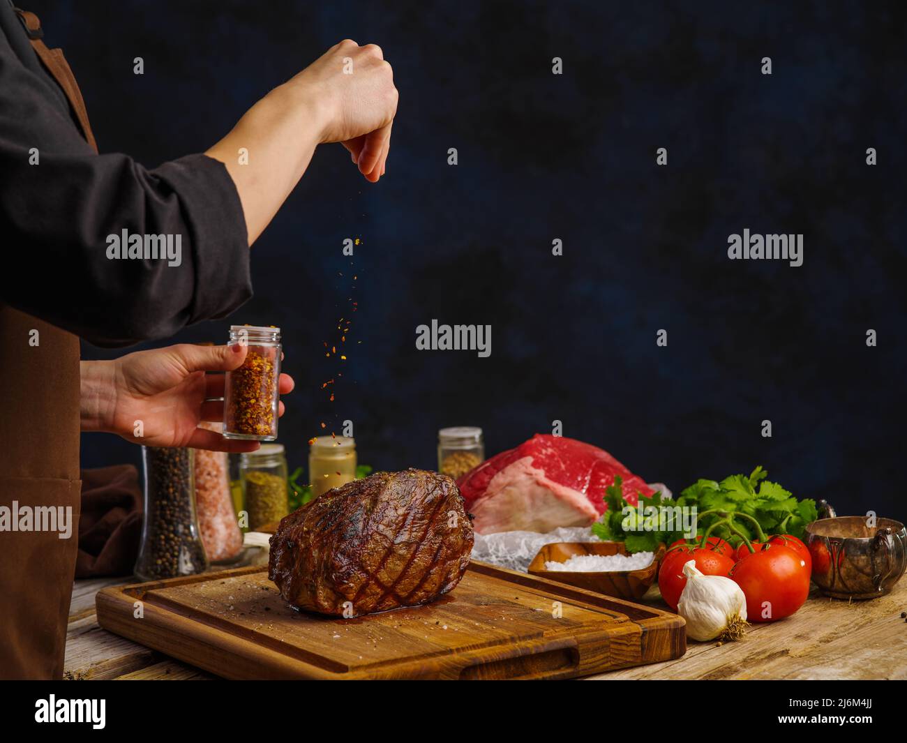 Professional veal tenderloin recipe hi-res stock photography and images ...