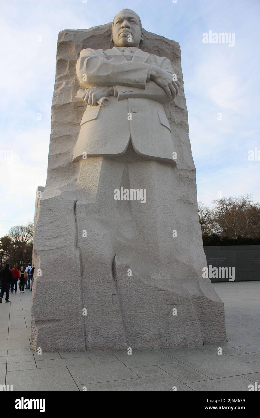Vertical Franklin Delano Roosevelt Memorial Statue Tourists DC Stock ...