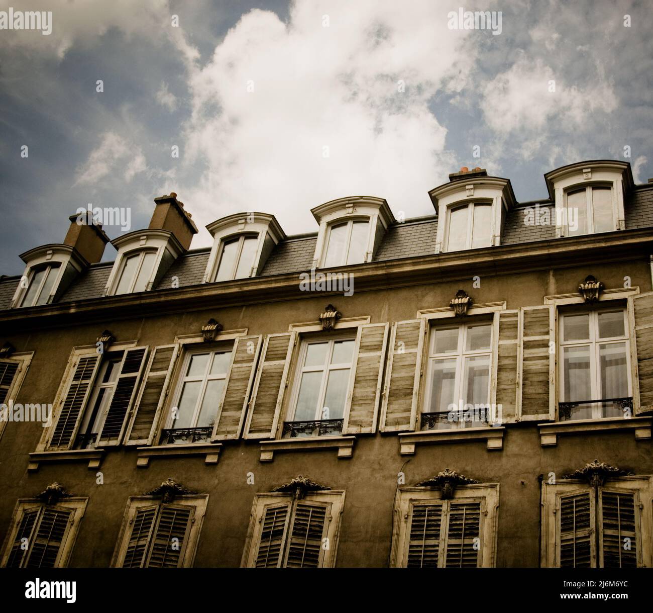 old apartment buildings in Nancy, France Stock Photo - Alamy