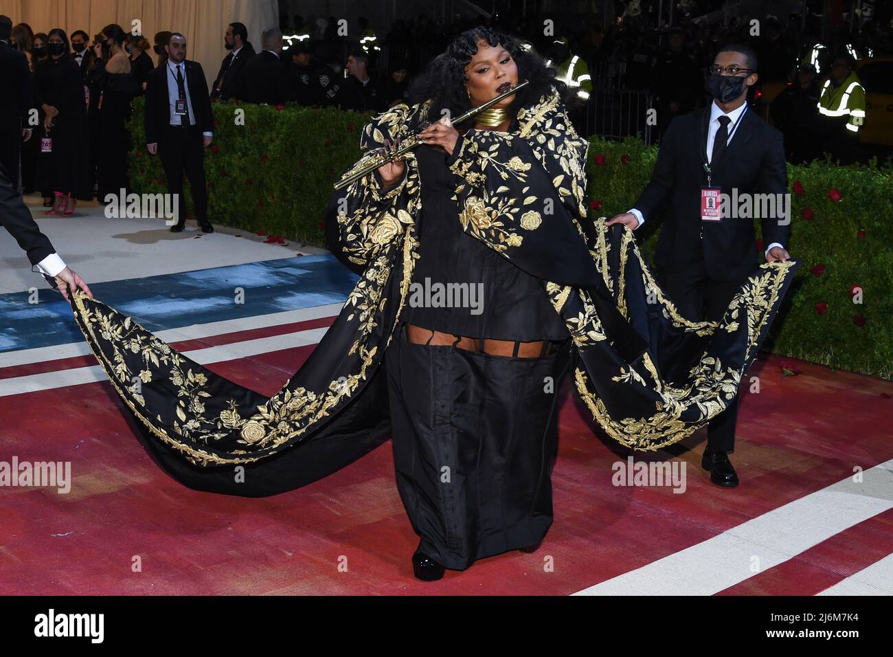 New York, USA. 02nd May, 2022. Lizzo walking on the red carpet at the ...