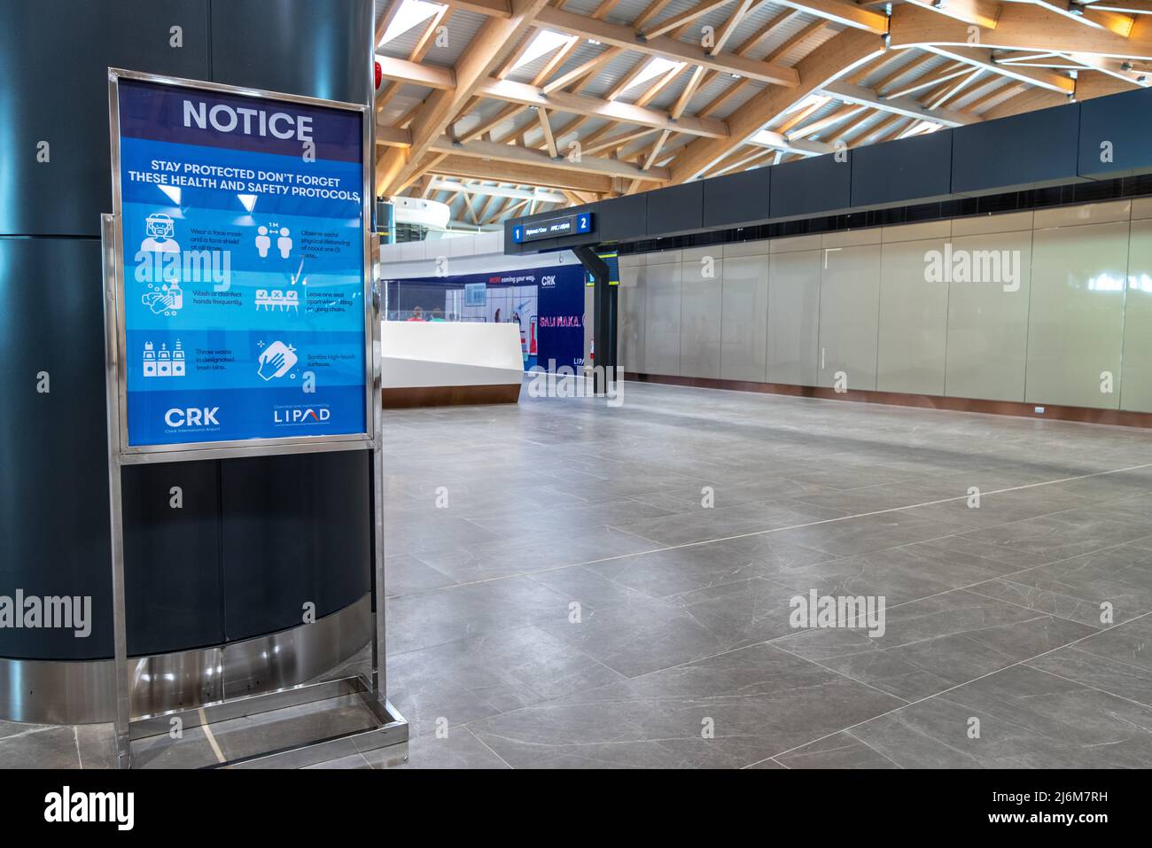CLARK, PHILIPPINES - Apr 30,2022 Passenger Terminal at Clark New ...