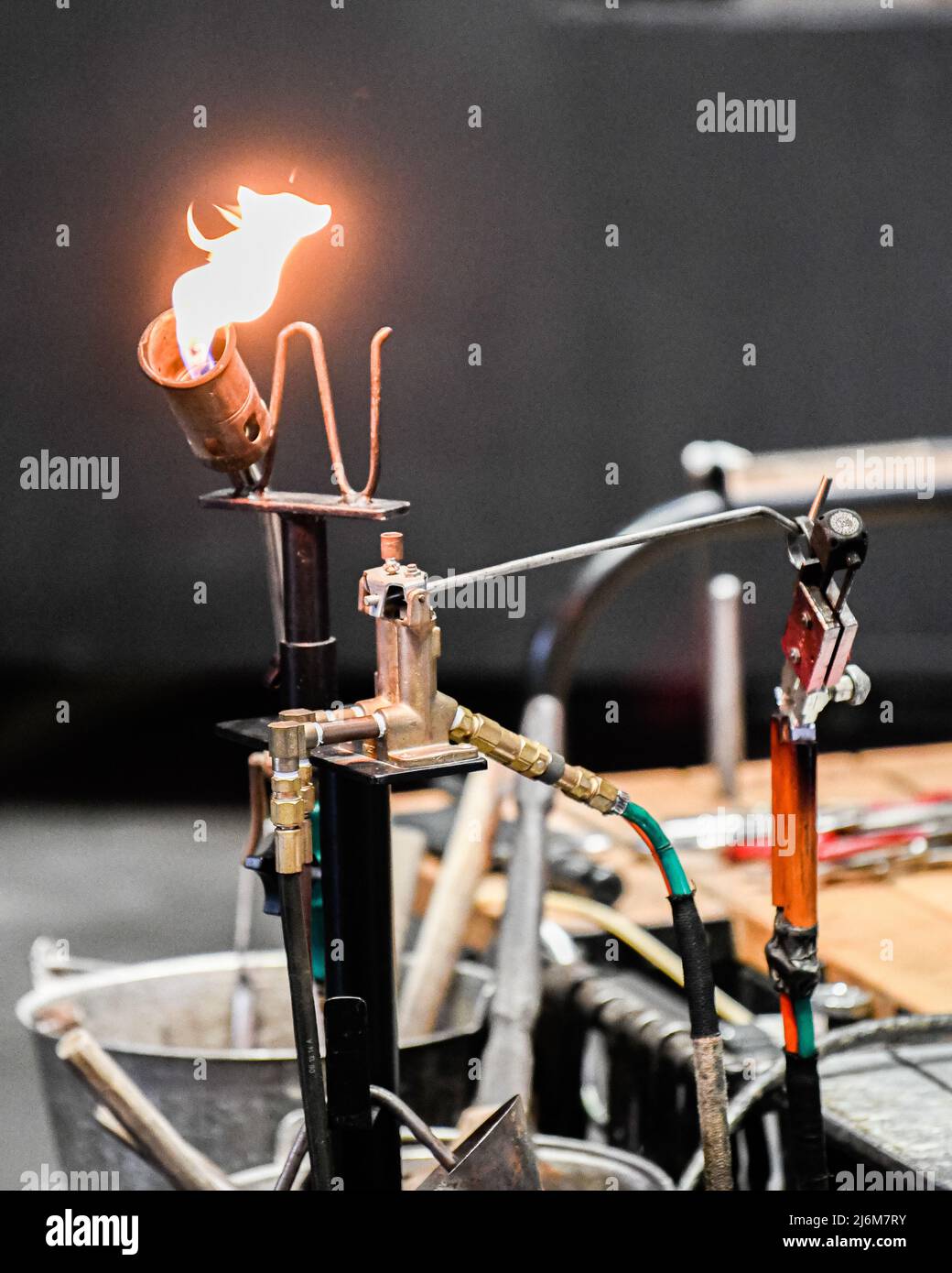 Glass blowing corning hi-res stock photography and images - Alamy