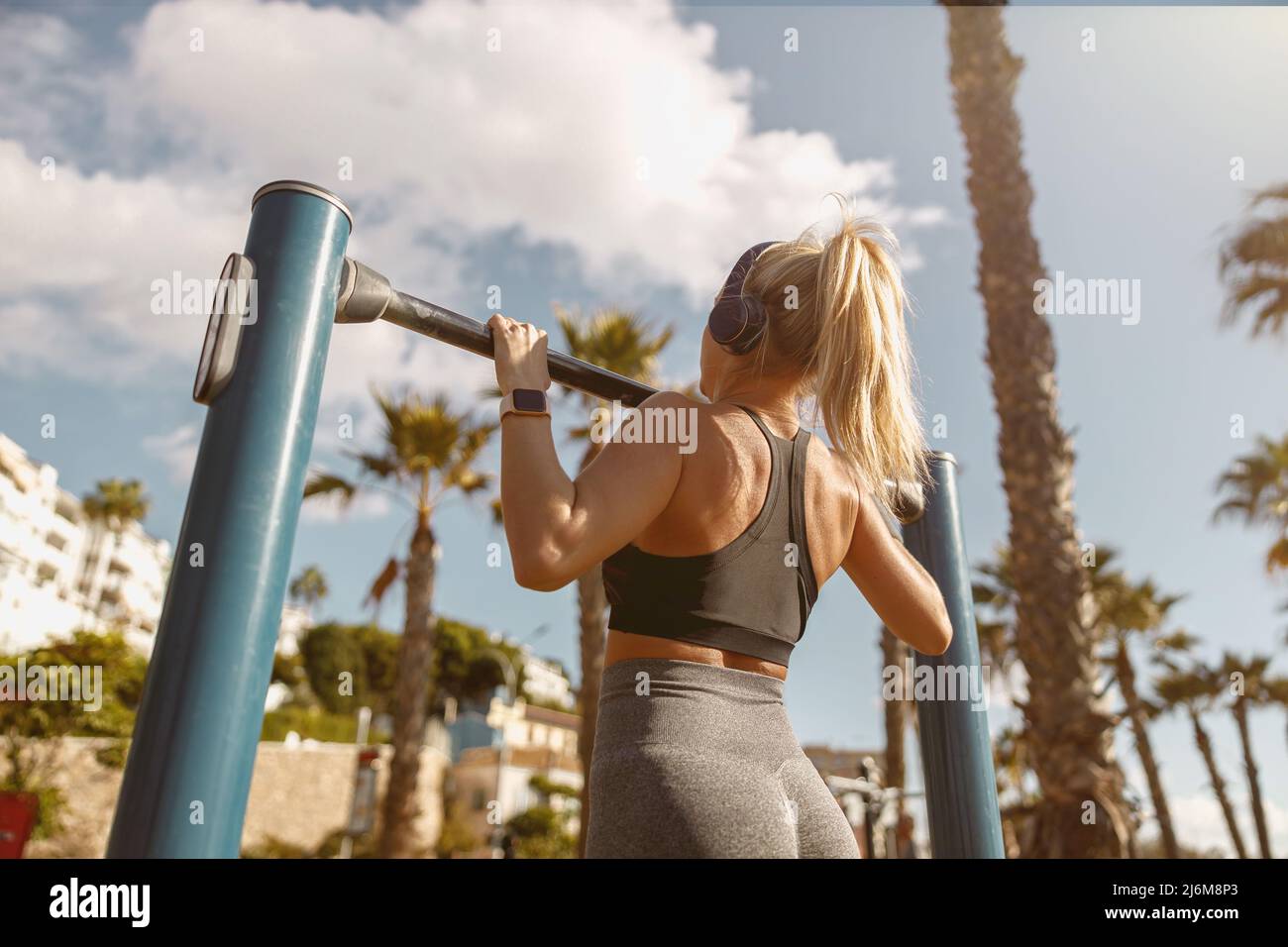 Woman exercises strengthen back hi-res stock photography and images - Alamy