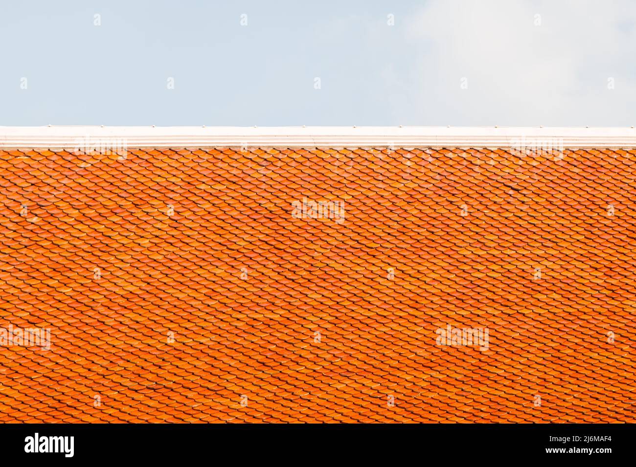 Red temple tiles texture background in Thailand Stock Photo - Alamy