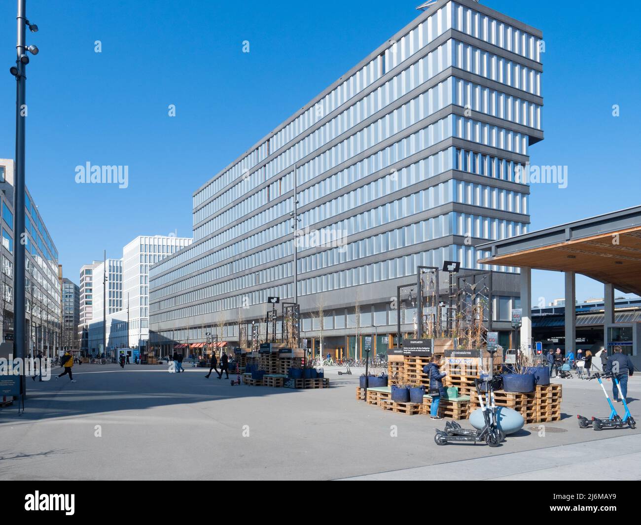 Zurich, Switzerland - March 5th 2022: Modern architecture at ...