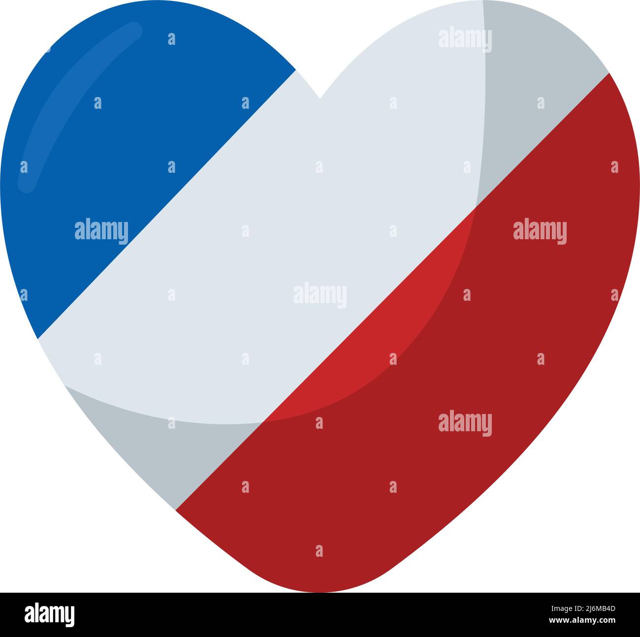 french heart illustration Stock Vector Image & Art - Alamy