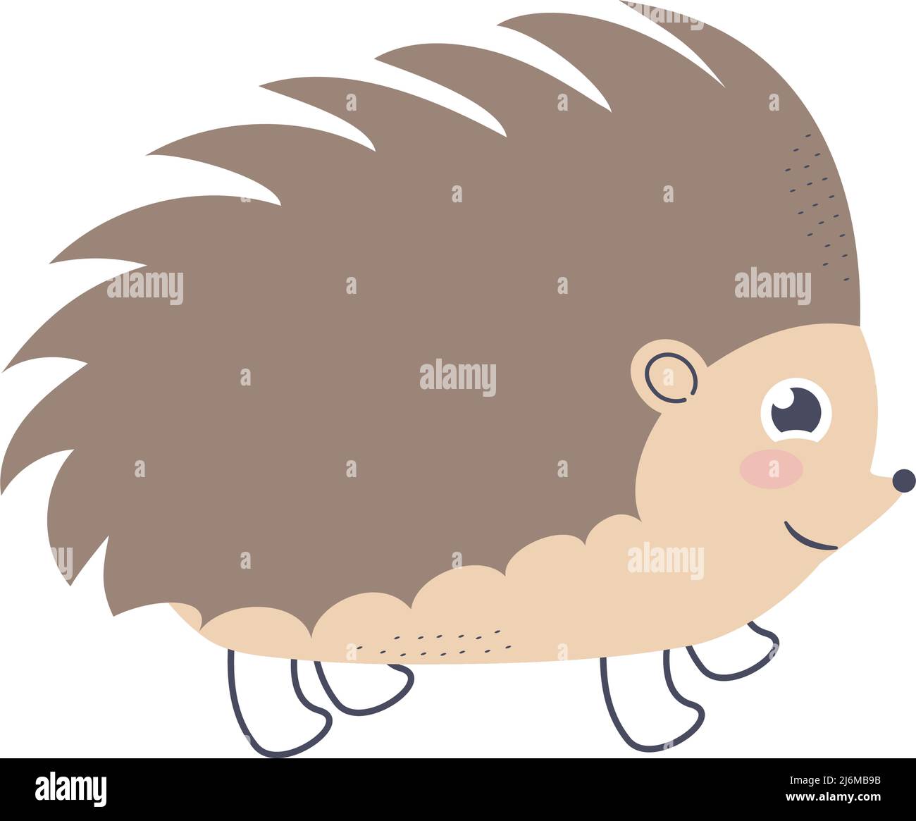 cute hedgehog design Stock Vector Image & Art - Alamy