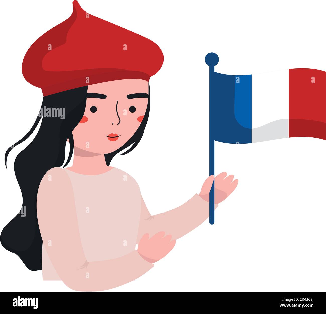 french woman design Stock Vector Image & Art - Alamy