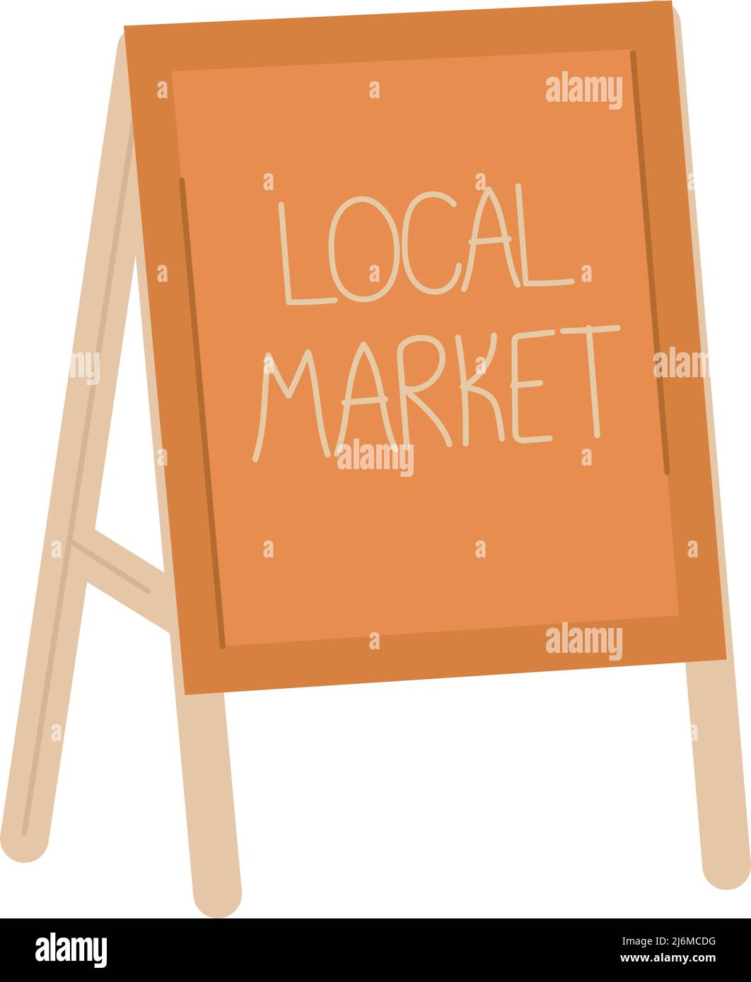 local market signboard Stock Vector Image & Art - Alamy
