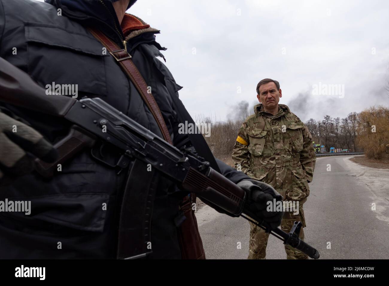 HORENKA, UKRAINE 07 March. Fiodor Vanislavslky member of the Verkhovna ...