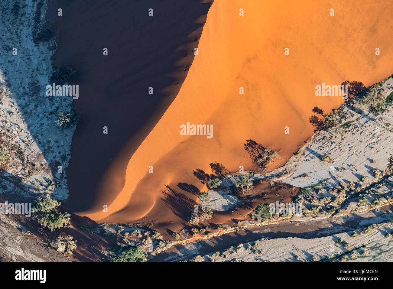Namibia, aerial view of the Namib desert, wild landscape, panorama in rain season Stock Photo ...