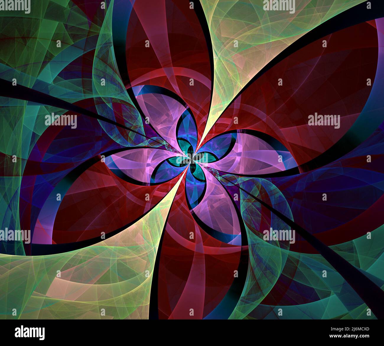 Computer generated fractal artwork for creative art,design and ...