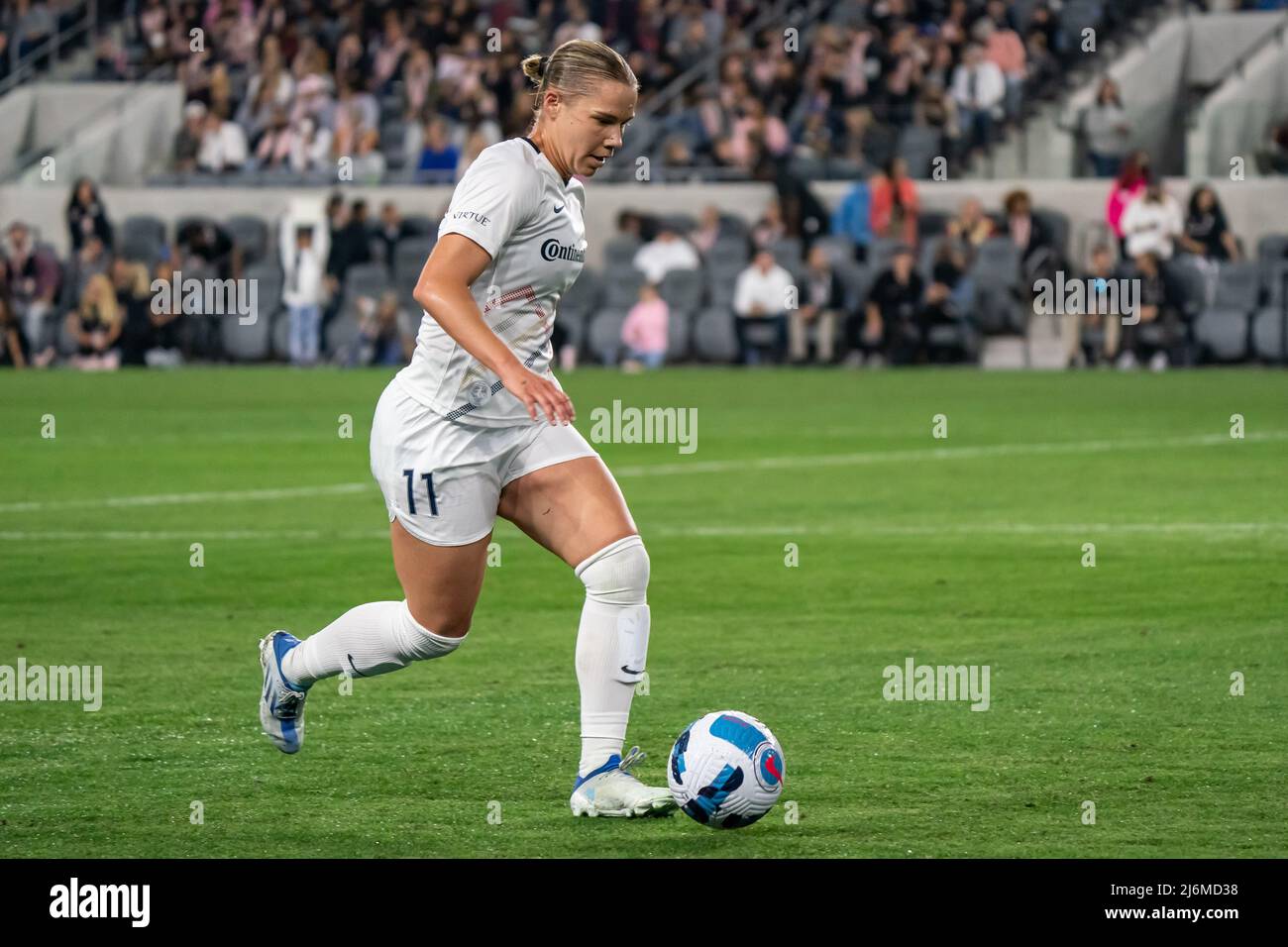 North Carolina Courage defender Merritt Mathias (11) during a NWSL ...