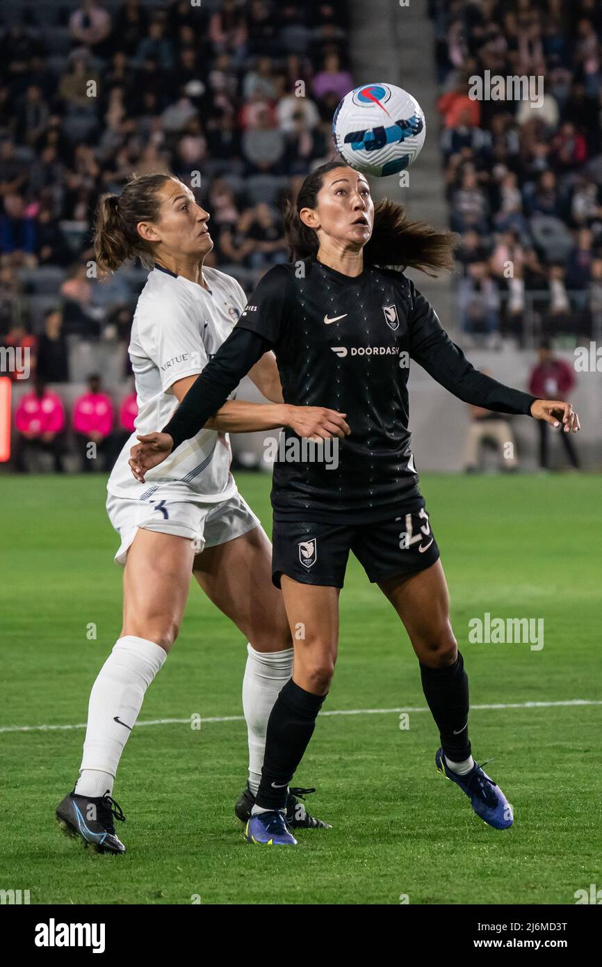 Angel City FC forward Christen Press (23) controls possession against ...