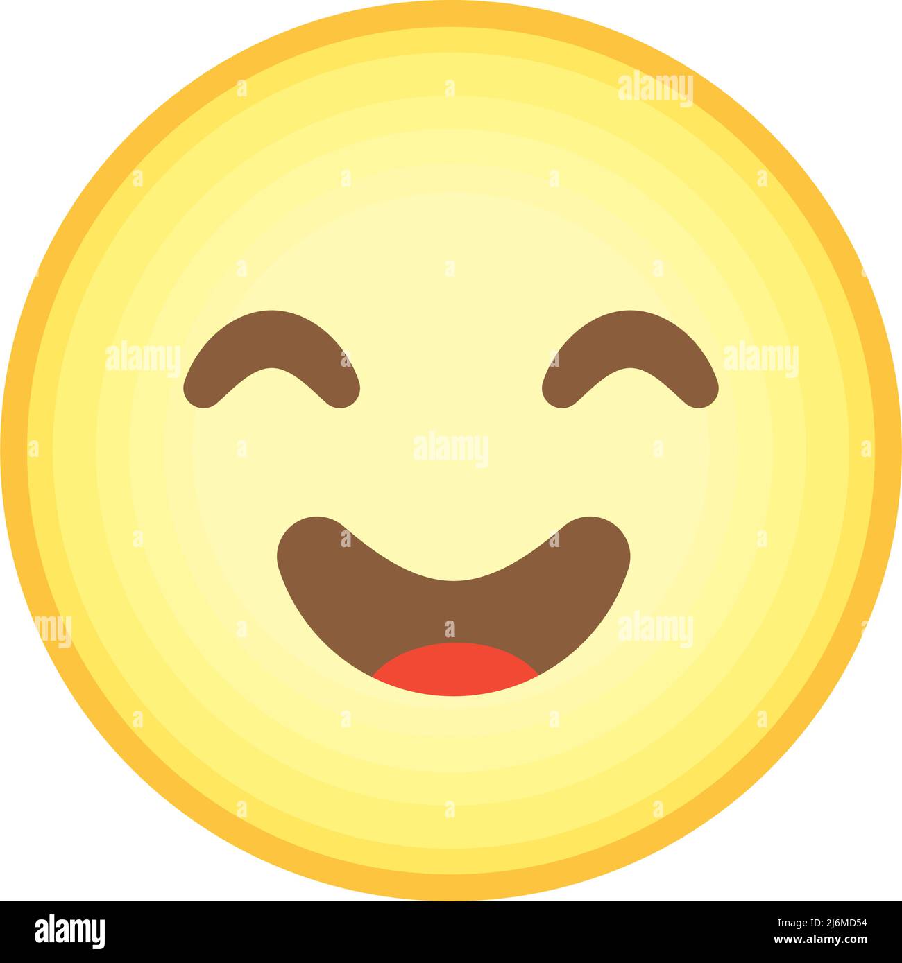 yellow glad emoji Stock Vector Image & Art - Alamy