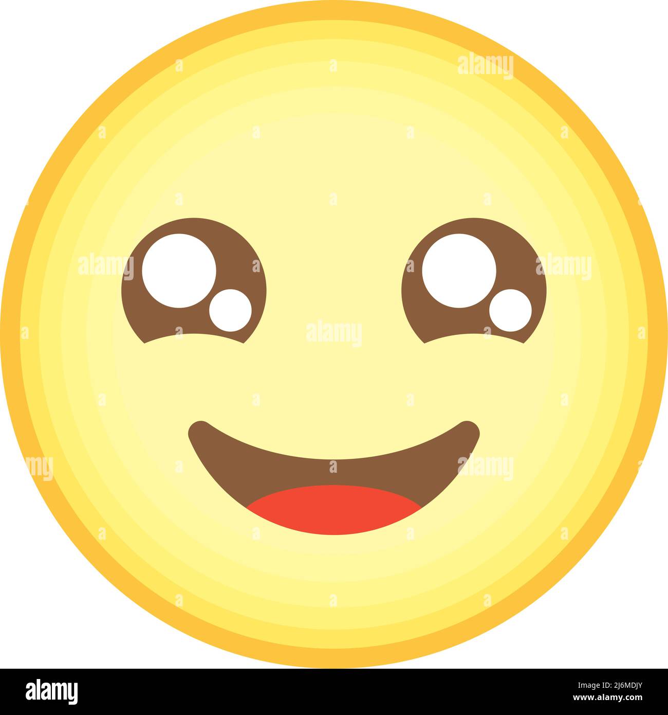 yellow happy emoji Stock Vector Image & Art - Alamy