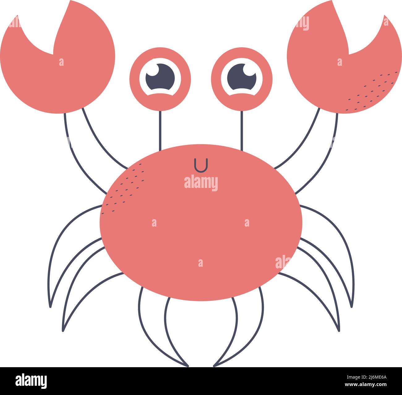 cute crab design Stock Vector Image & Art - Alamy